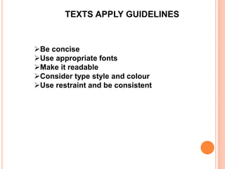 text in multimedia | PPTX