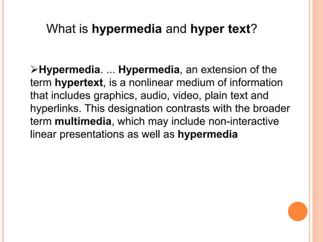 text in multimedia | PPTX | Web Design and HTML | Internet