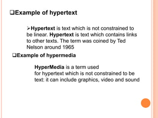 text in multimedia | PPTX