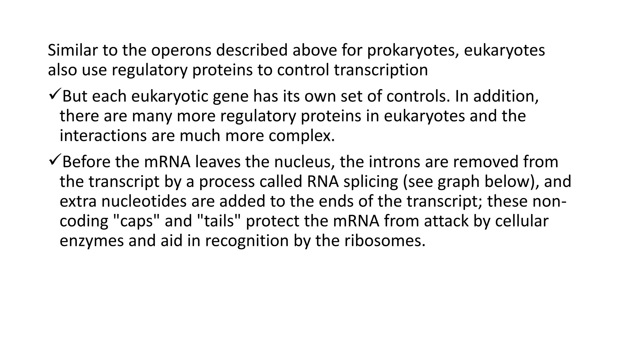 Control of gene expression ppt | PPT