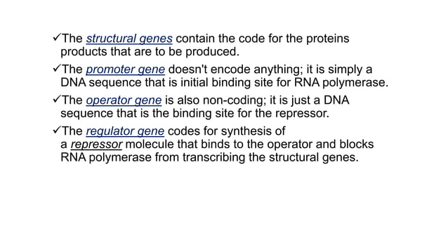 Control of gene expression ppt | PPTX