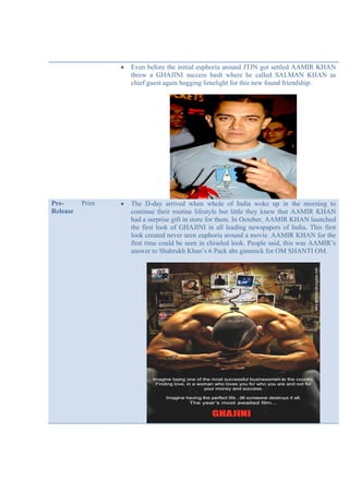 GHAJINI MARKETING STRATEGY | PDF