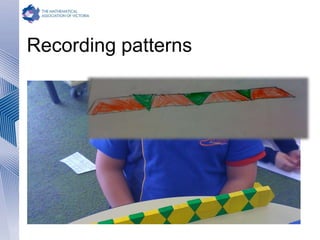 Early Years Learning in Mathematics Pattern Number and Geometry | PPTX