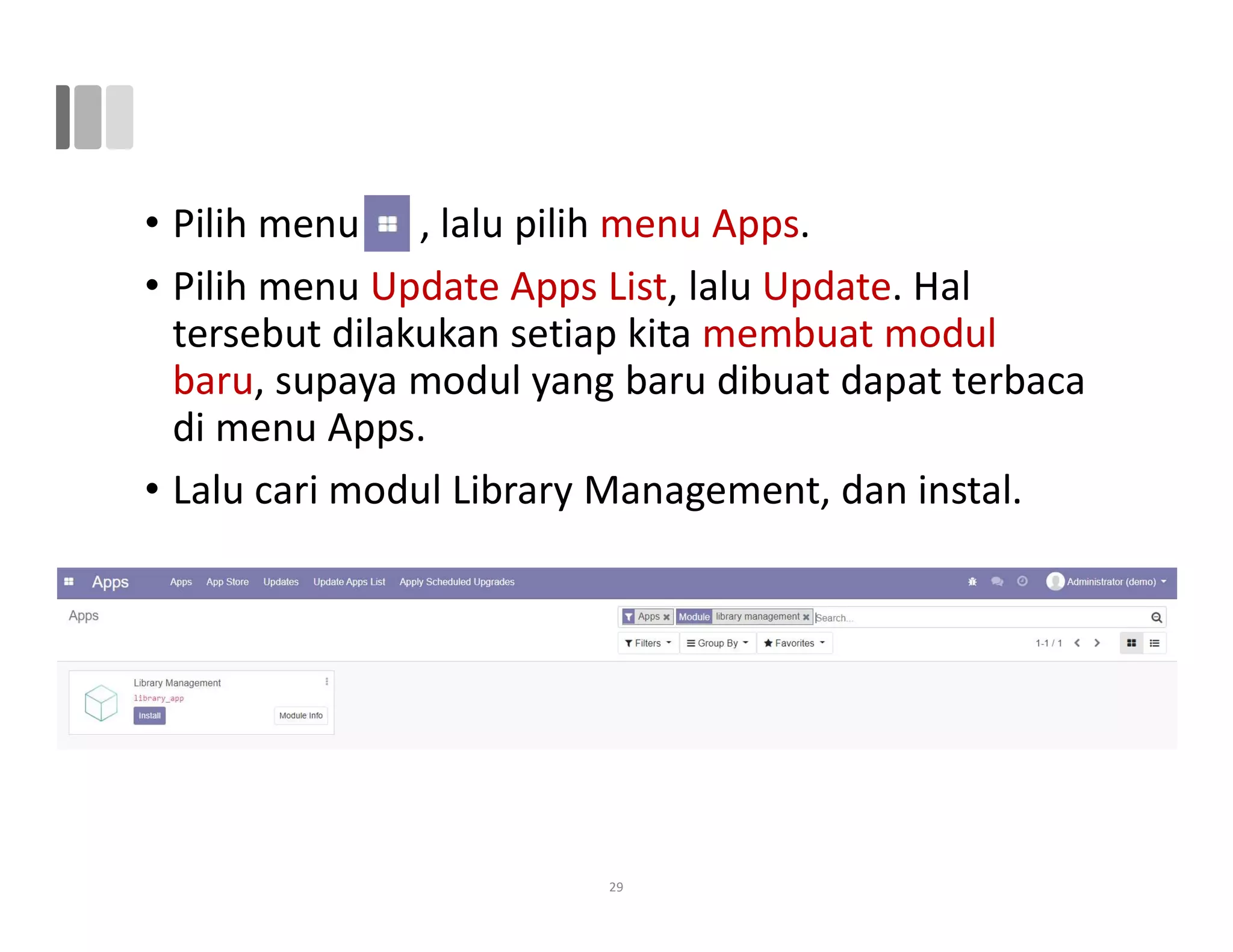 Membuat Aplikasi/Modul di Odoo ERP | PDF