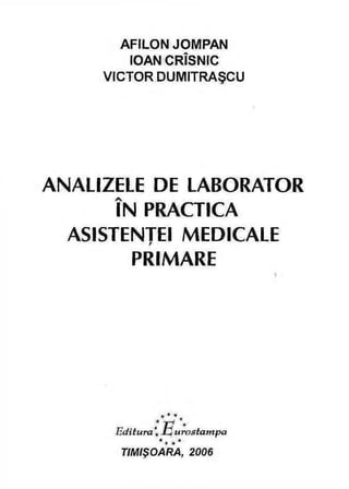 A analize laborator | PDF