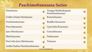 Aananda yogaindia asana pronunciation.pts