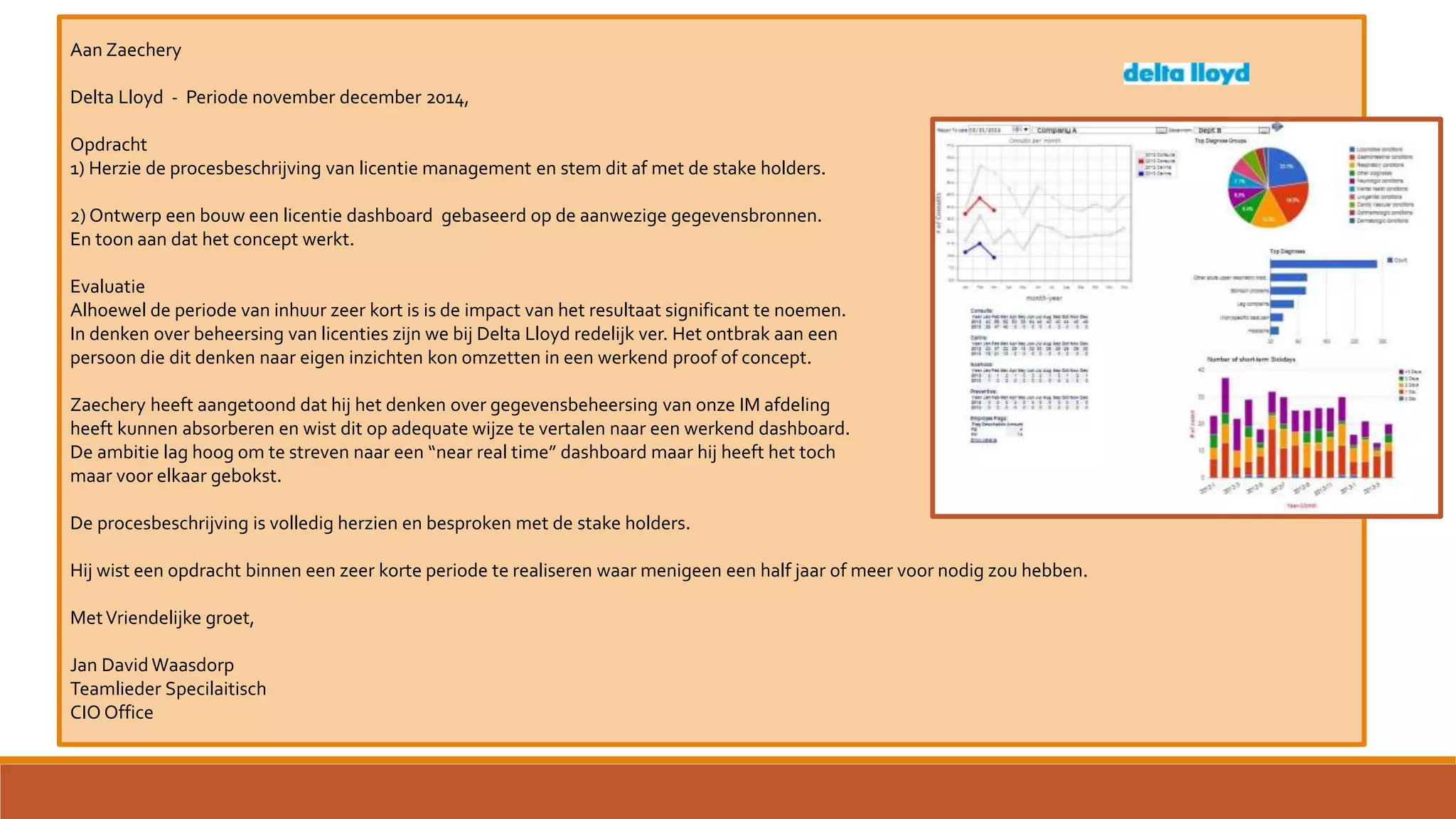 Recommandation Delta LLoyd | PPTX
