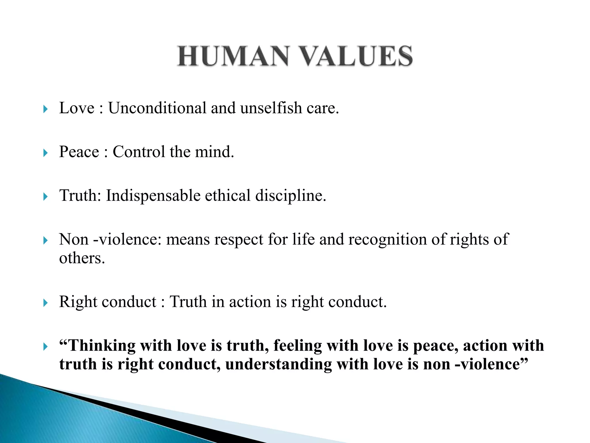 UNDERSTANDING THE NEED, BASIC GUIDELINE,CONTENT, PROCESS FOR VALUE ...