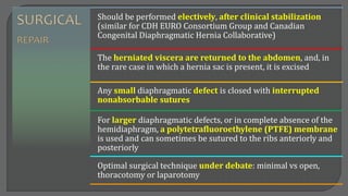 Diaphragmatic Malformation | PPT