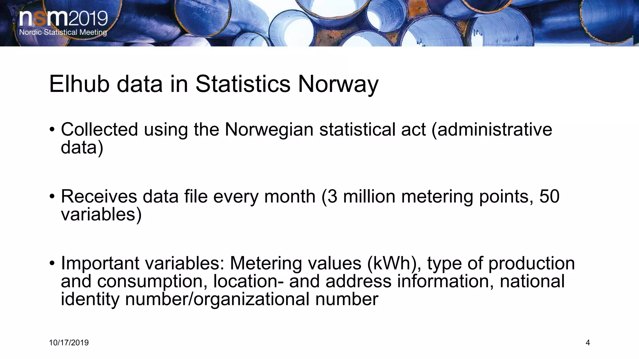 Electricity data hub - a new data source in statistics, Thomas Aanensen ...