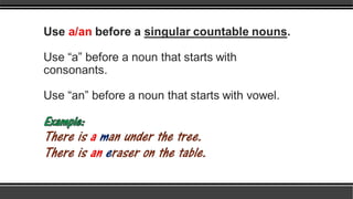 ESL - A, An, some, any | PPT