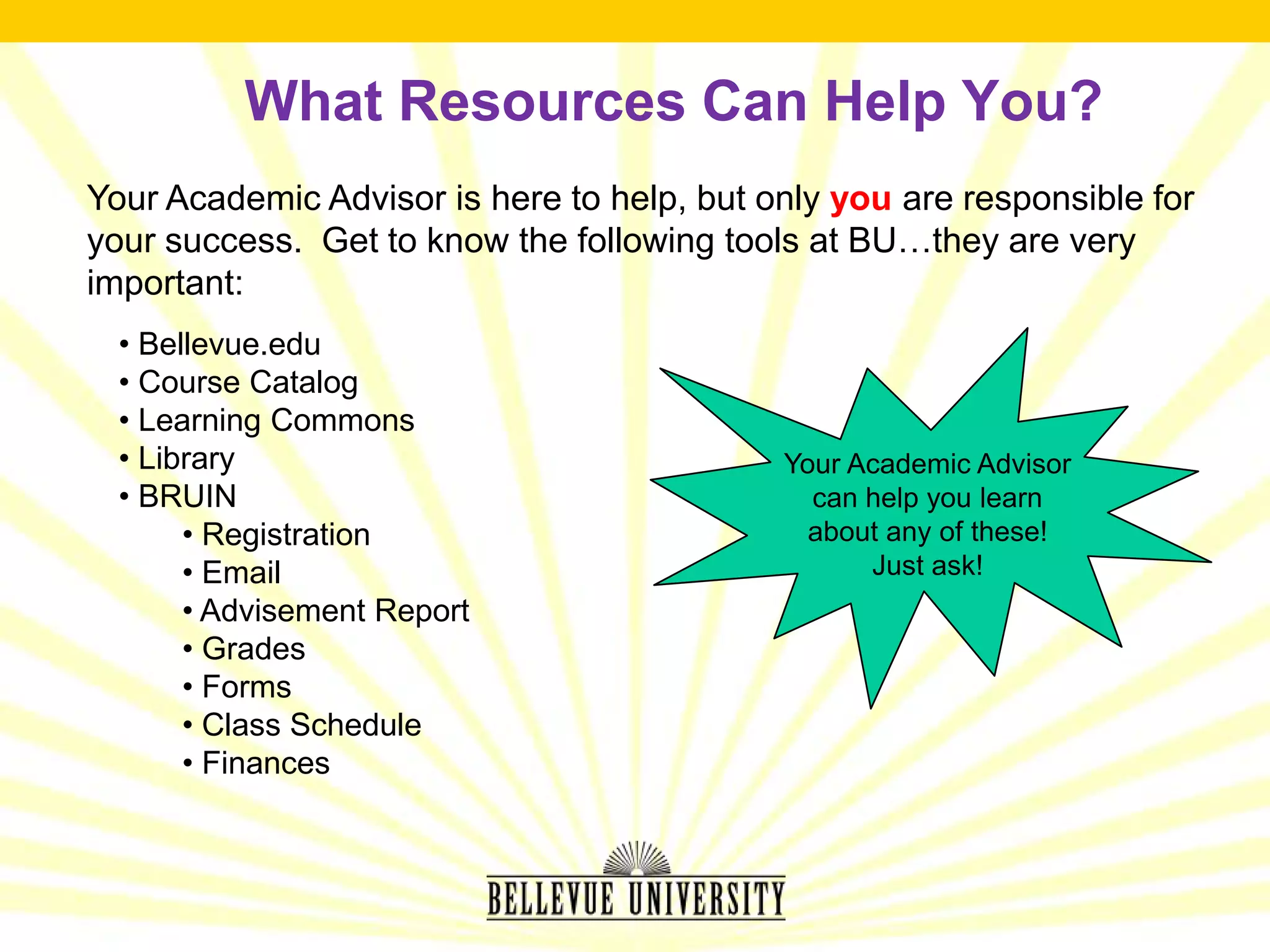 Academic Advising PowerPoint Presentation | PPTX
