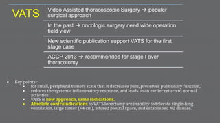 Surgical Management for Non Small Cell Lung Cancer | PPTX
