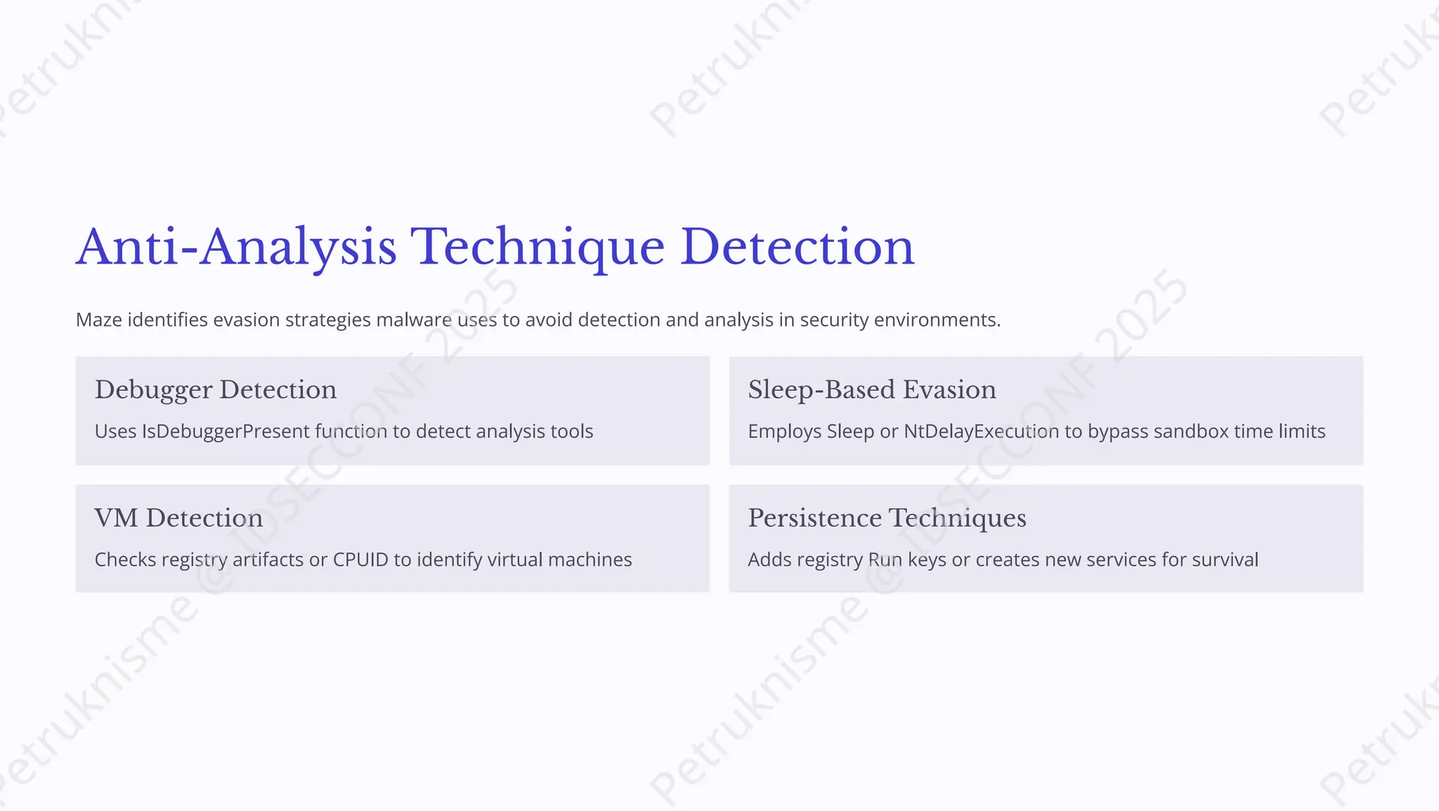 IDSECCONF2025 - Aan Wahyu - Maze–Malware Analysis Platform.pdf