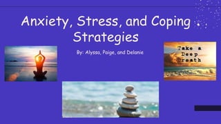 Anxiety powerpoint | PPTX