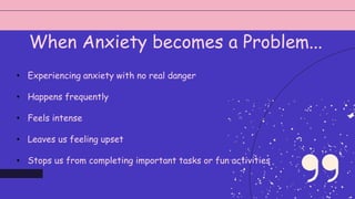 Anxiety powerpoint | PPTX
