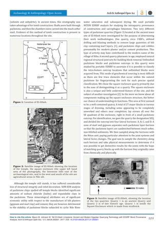 Tell El-Hibeh Limestone: Ancient and Modern Egyptian Quarrying ...