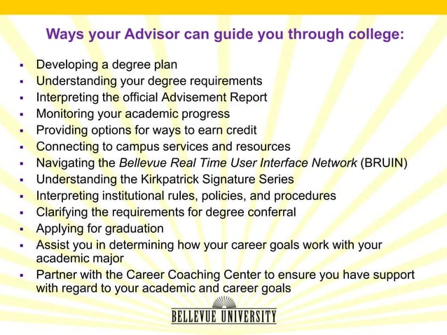 Academic Advising PowerPoint Presentation | PPTX | Undergraduate Education | College Education