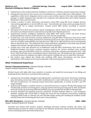 AAO BI Resume | PDF