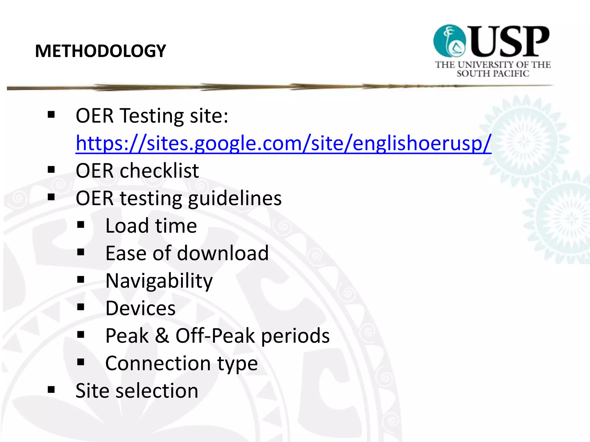 Blessing or Curse? OER Accessibility: The University of the South ...