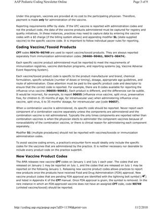 Medical Coding Vaccine Guidelines | PDF | Infectious Diseases ...