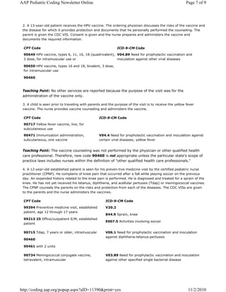 Medical Coding Vaccine Guidelines | PDF | Infectious Diseases ...