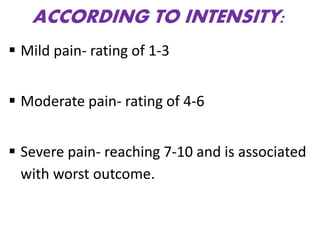 pain management in ca | PPTX