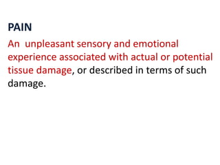 pain management in ca | PPT