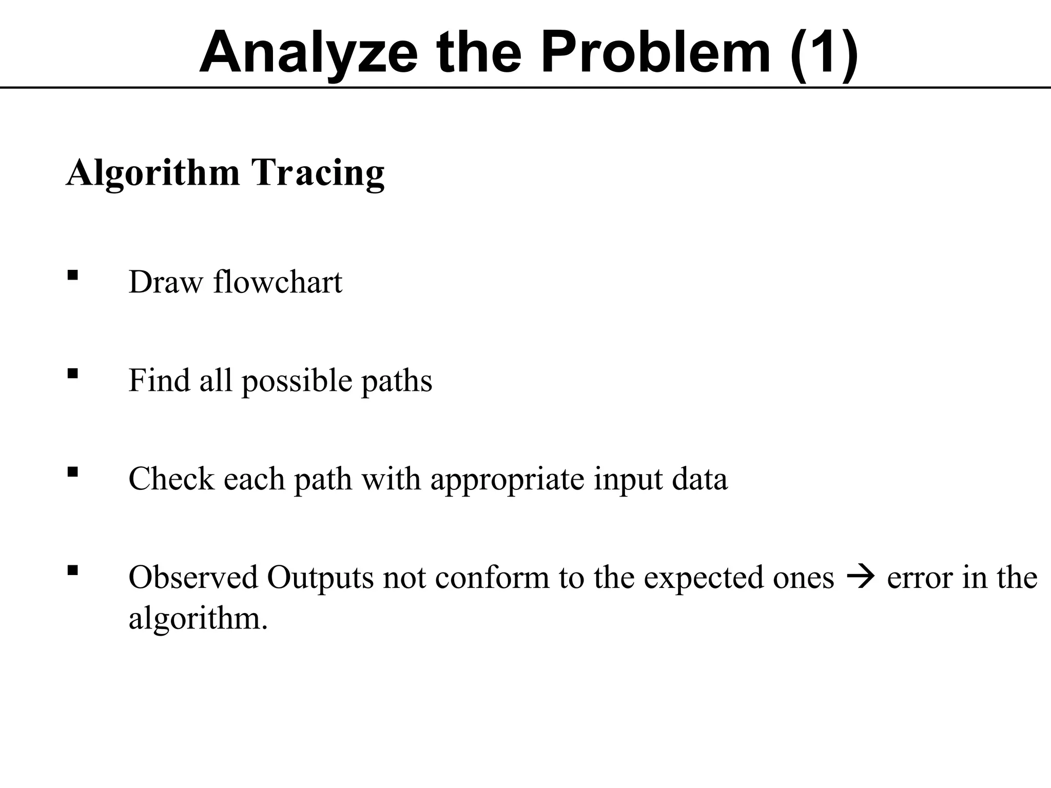 Analysis Of Algorithm Part One Analysisppt