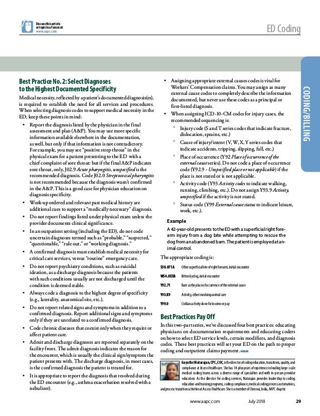 2 More Best Practices to Improve Emergency Coding