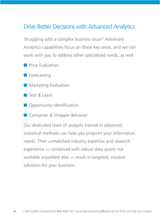 NPD Custom Research/Advanced Analytics | PDF
