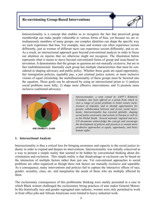 Aapf Intersectionality Primer | PDF