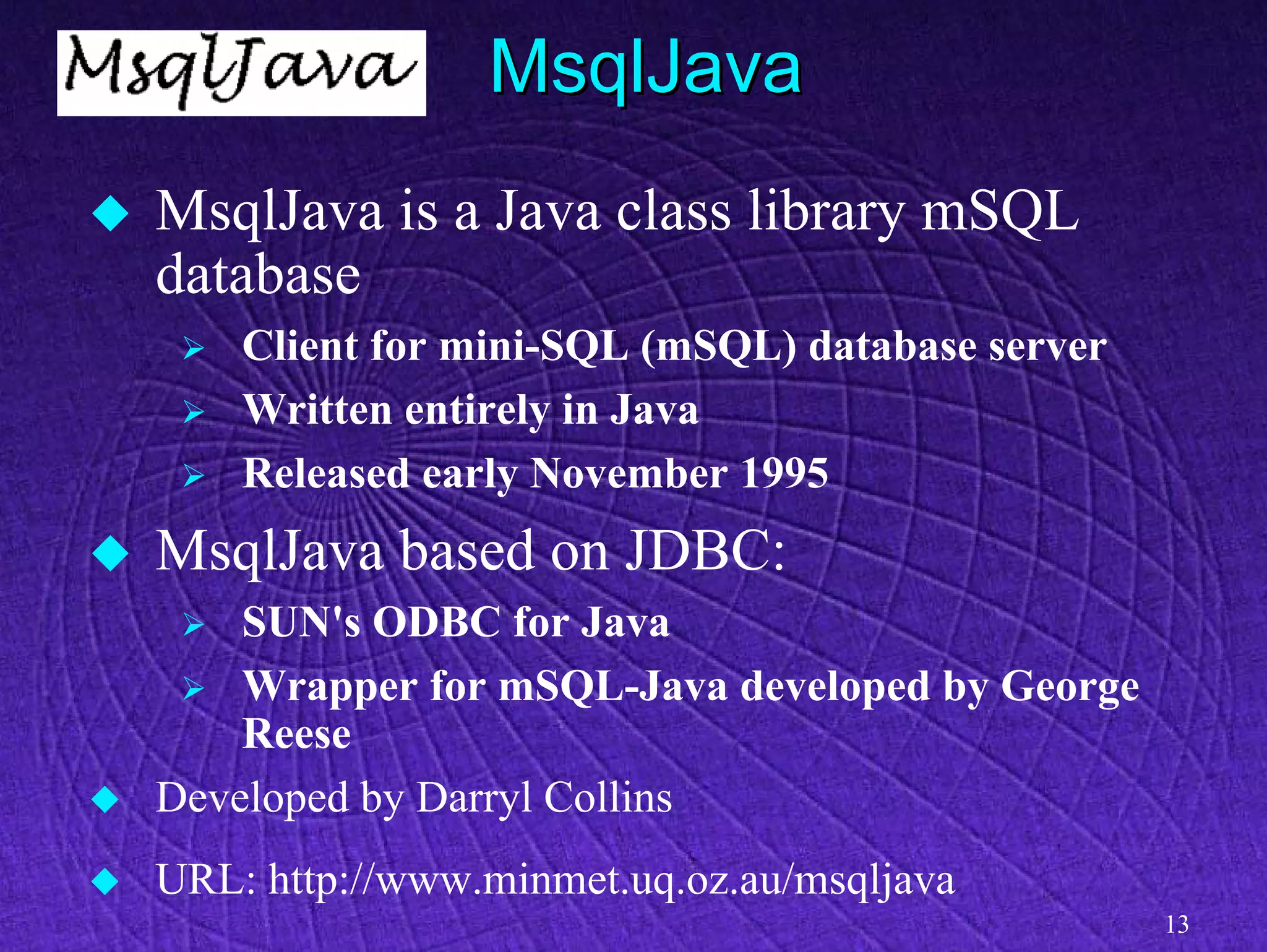 The Construction of the Internet Geological Data System Using WWW+Java ...