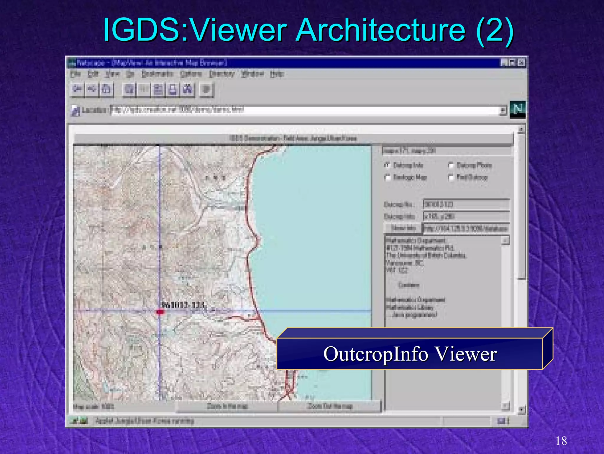 The Construction of the Internet Geological Data System Using WWW+Java ...