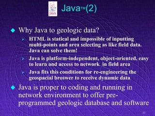 The Construction of the Internet Geological Data System Using WWW+Java ...