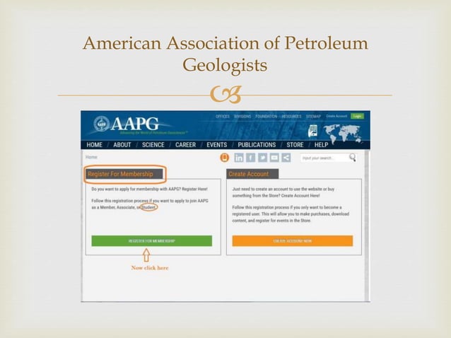AAPG Membership Registration Procedure | PPT