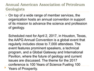 AAPG’s 2017 Annual Convention | PPTX | Geology | Science