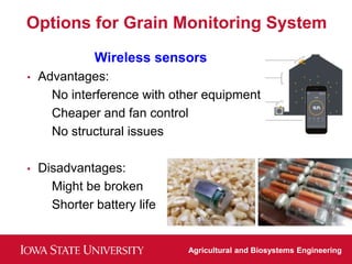 Wireless Sensors for Quality Monitoring and Management of Stored Grain Inventories | PPT