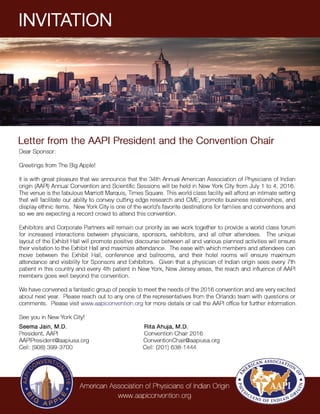 Aapi 2016 convention marketing prospectus | PDF