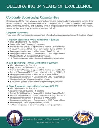 Aapi 2016 convention marketing prospectus | PDF