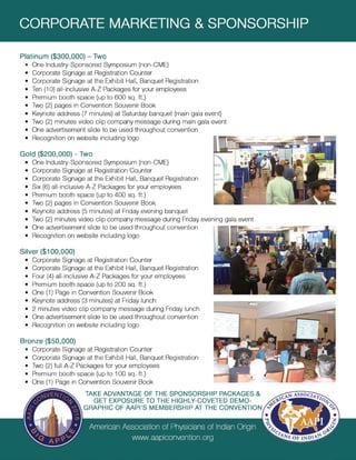 Aapi 2016 convention marketing prospectus | PDF