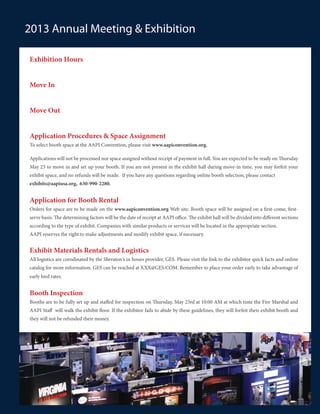 AAPI Convention Marketing Prospectus 2013 v8 pdfcopy2 | PDF