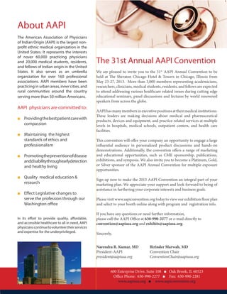 AAPI Convention Marketing Prospectus 2013 v8 pdfcopy2 | PDF