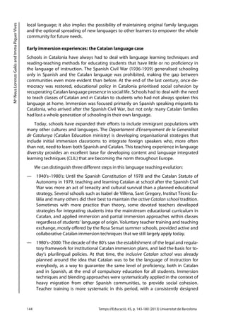 Report and evaluation of the Development of CLIL Programs in Catalonia ...