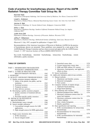 AAPM REPORT 59 | PDF