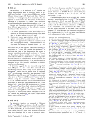 AAPM REPORT 84 | PDF