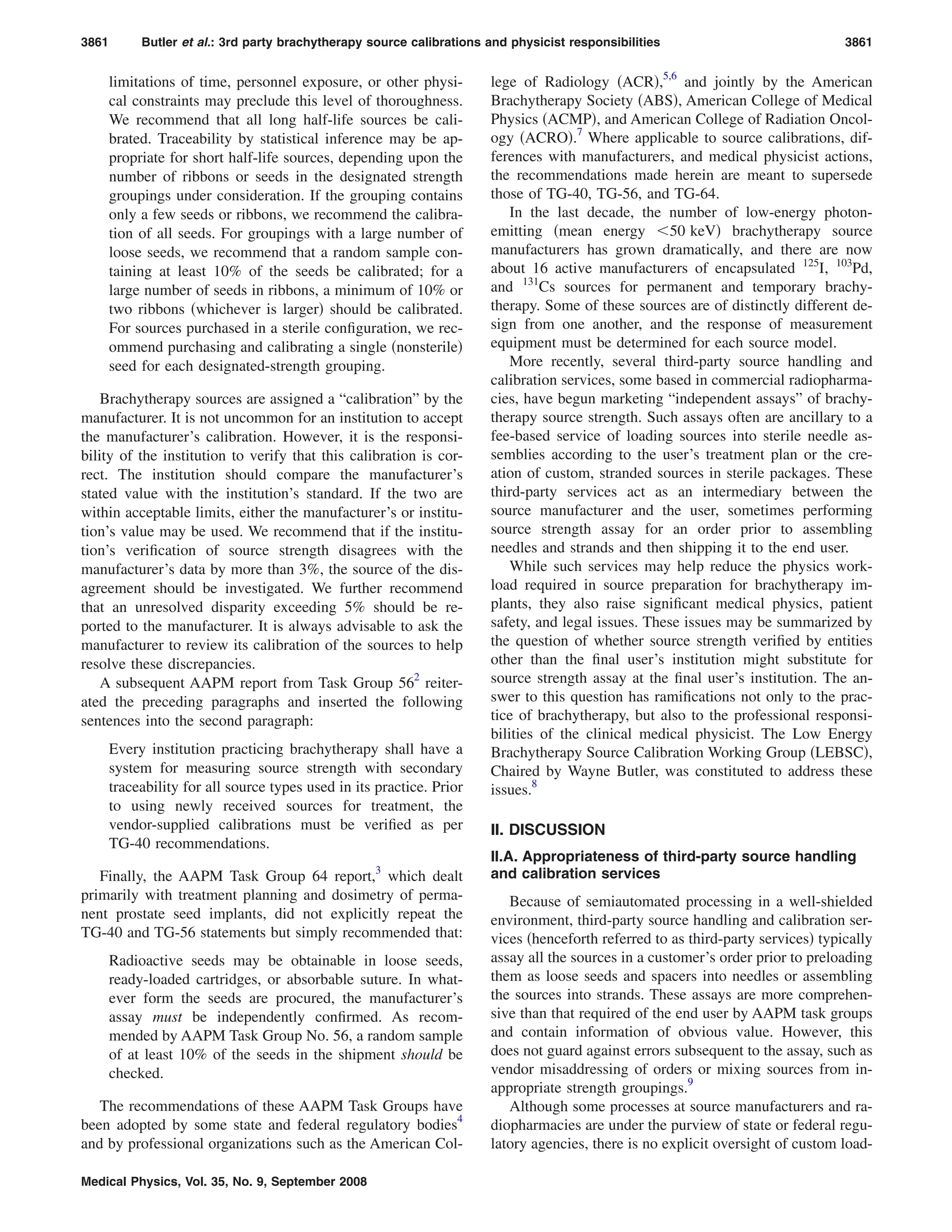 AAPM REPORT 98 | PDF