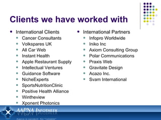 Aapna infotech corporate presentation-jan2012 | PPT