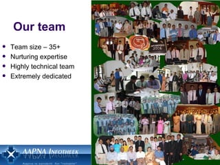 Aapna infotech corporate presentation-jan2012 | PPT
