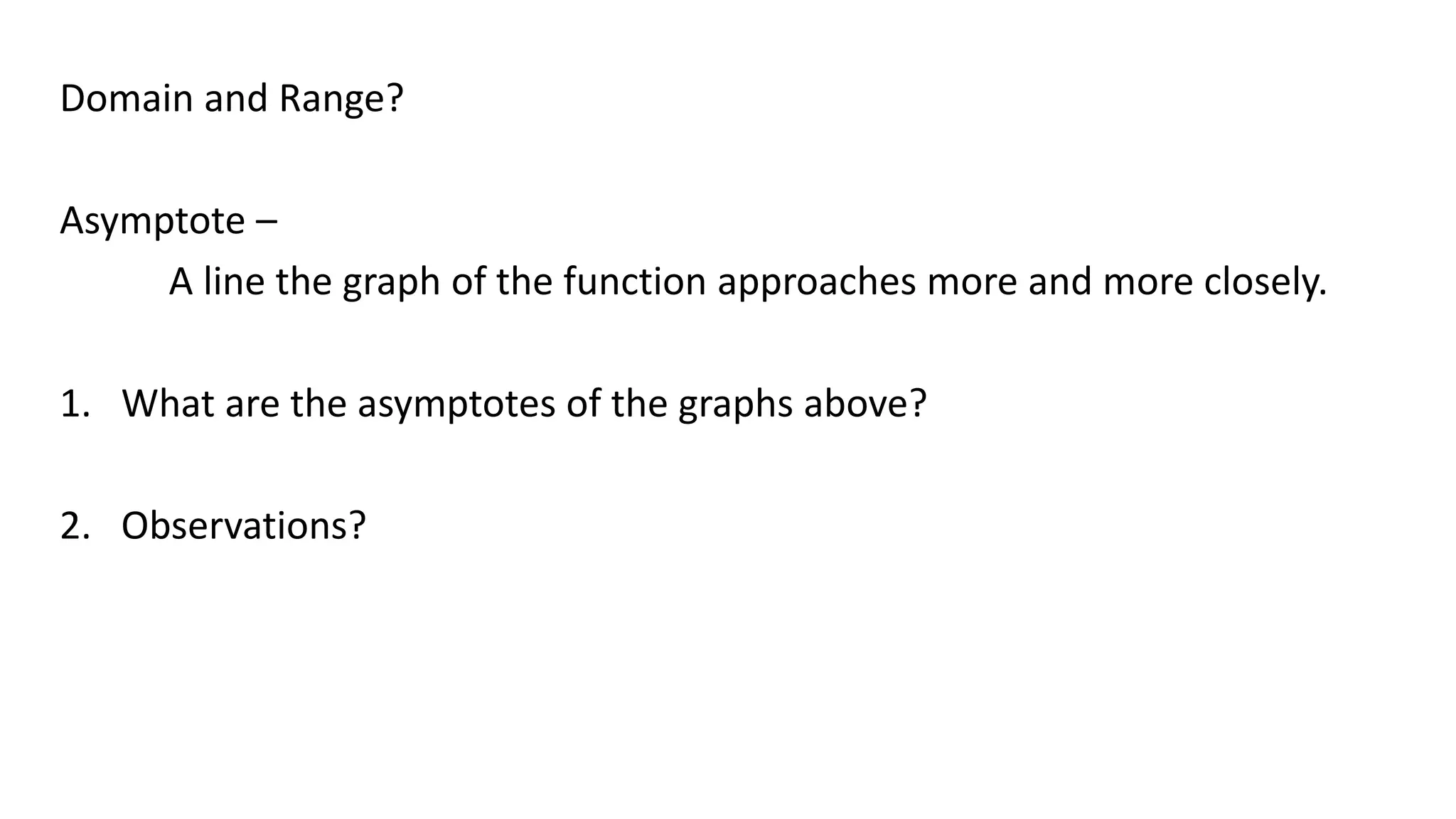 1. Graphs Exponential Growth functions ppt | PPT